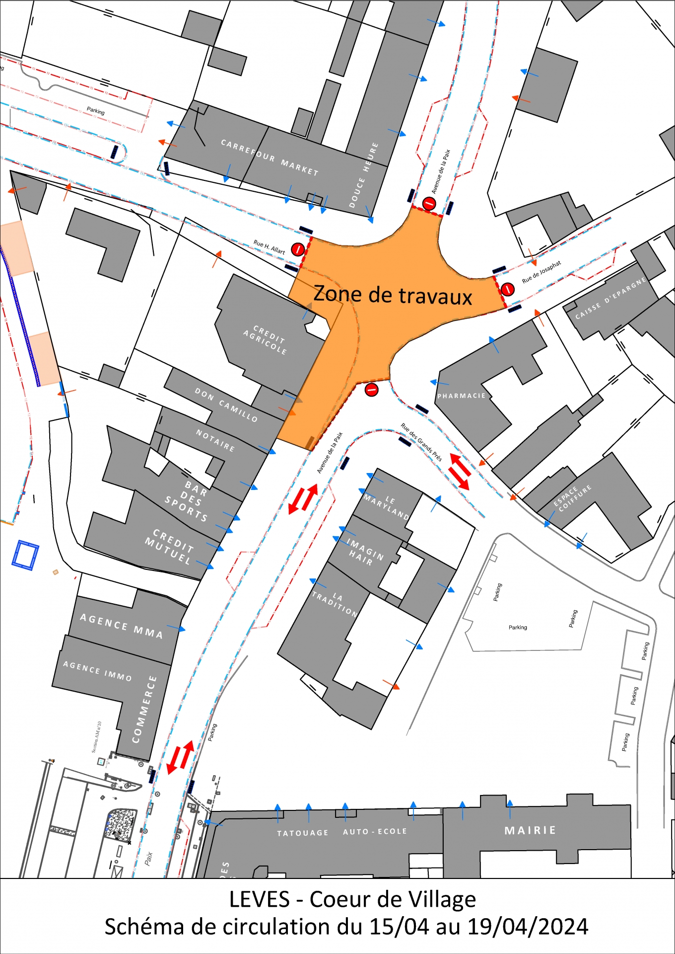 Cœur de village - Mairie de Lèves